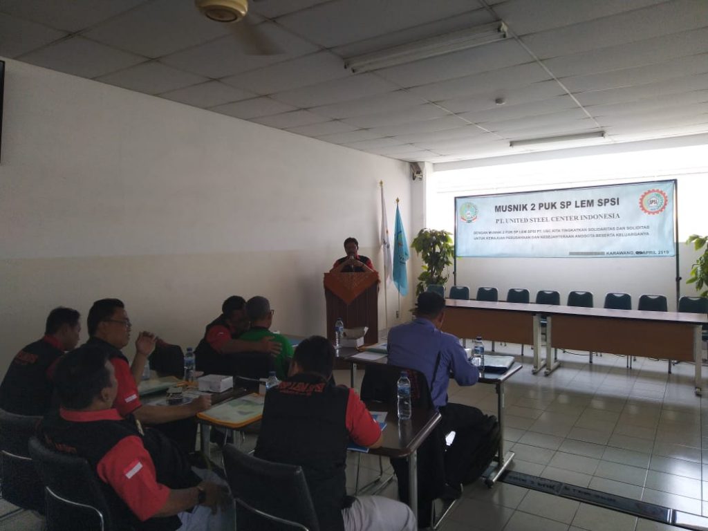 Gibson Simanjuntak Terpilih Jadi Ketua Serikat Pekerja PUK LEM SPSI PT ...